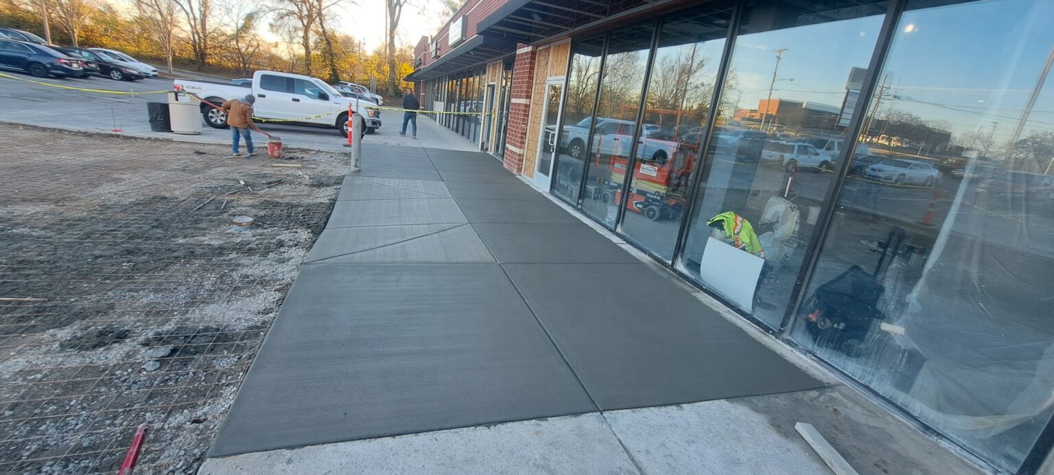 Commercial Sidewalk & ADA Ramp - TriStar Concrete