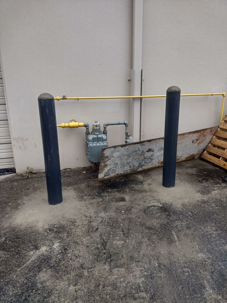 Steel Bollard Installation - TriStar Concrete